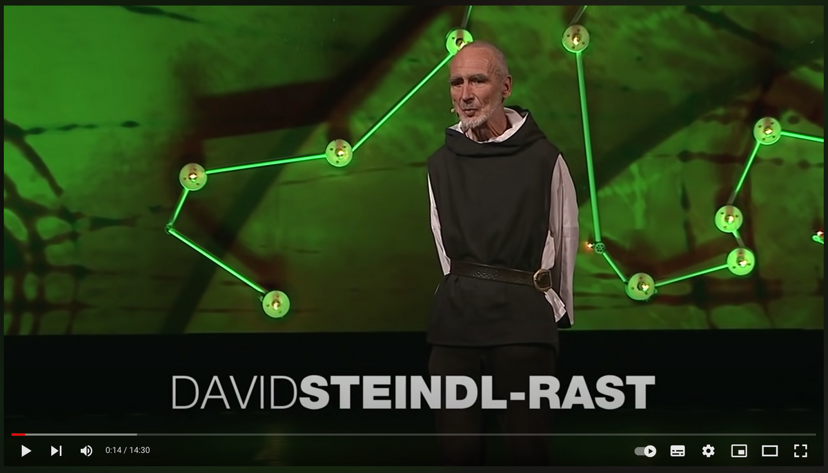 Want to be happy? Be grateful | David Steindl-Rast – Sebastian Siebert ...